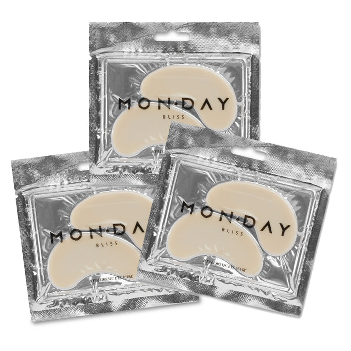 25% rabat ved køb af minimum 3 fugtgivende øjenmasker – MonDay Bliss