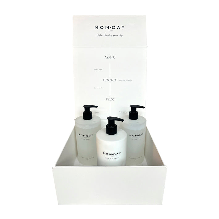 Hand soap, cream and dish soap + free gift box – MonDay Bliss